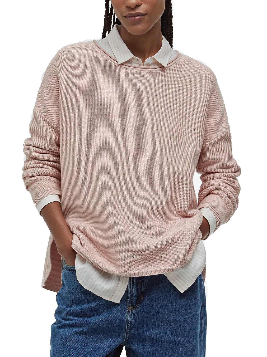 Barbour LKN1423 Marine Crew Neck Jumper Donna – Conti Store